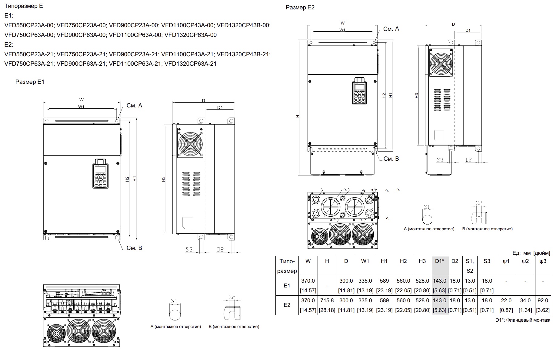 (VFD1100CP43A-21) Перетворювач частоти Delta electronics VFD-СP2000, P ...